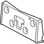 2017-2022 Buick Encore Front License Plate Bracket Attachment Kit ...