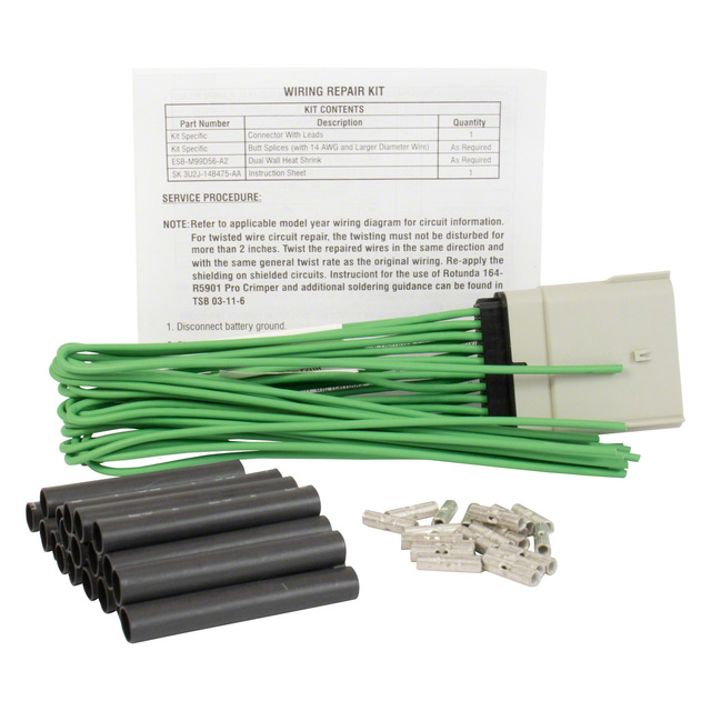 Genuine OEM Ford - Wire Assembly HU2Z-14S411-HB | OEM Ford Parts ...