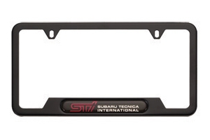 2008-2023 Subaru Subaru Euro-Style Marque Plate Matte Black STI) OEM ...