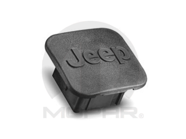 Hitch Plug Mopar 2" - Official Logo (Black) Trailer Hitch Plug