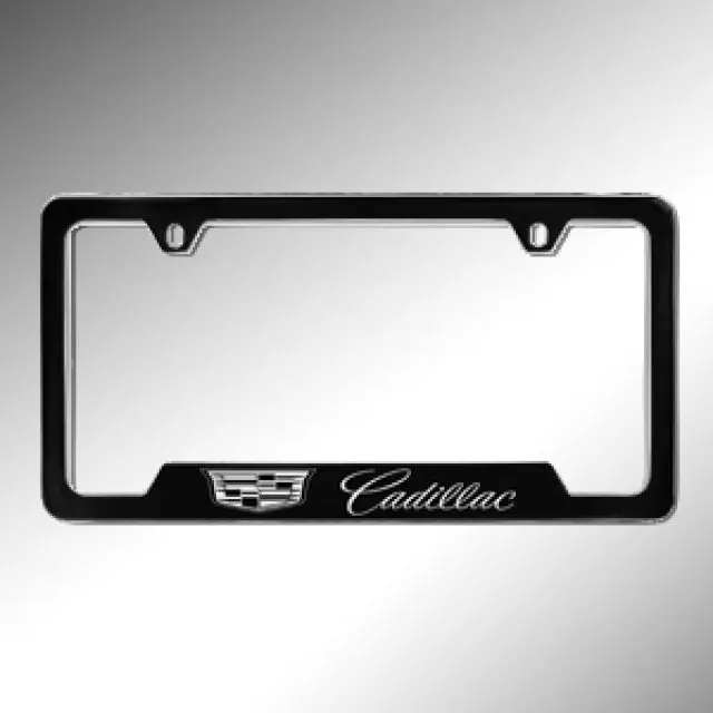 2016-2025 Cadillac License Plate Frame by Baron & Baron(TM) in Black ...