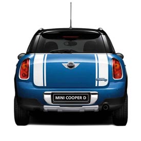 51-14-9-807-178 - Bonnet Stripes - White Right - 2011-2018 Mini ...