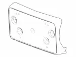 2021-2024 Chevrolet Front License Plate Bracket 84699405 GM ...