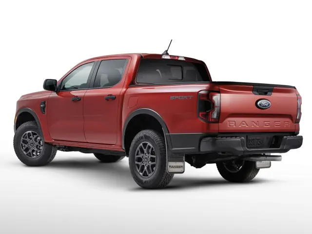 VR1WZ-16A550-D - Splash Guard With Ranger Logo - Rear - 2024-2025 Ford ...