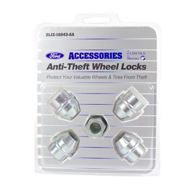 2003-2017 Ford Wheel Locks - Zinc-Plated For Hidden Lugs 2L1Z-1A043-AA ...