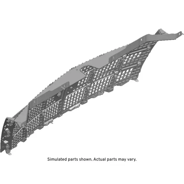 2008-2014 Cadillac Light Silver Front Upper Grille with Bolts and Crest ...