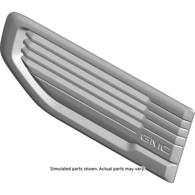 2019-2024 GMC Black Front Driver Side Fender Ornamentation Vent ...