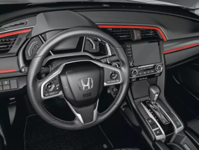 2019 2021 Honda Civic Interior Trim Kit Rallye Red 08Z03 TBA 180 Honda Factory Parts