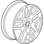 2018-2023 Chevrolet Traverse Wheel 84640406 GM | GMPartsDirect.com