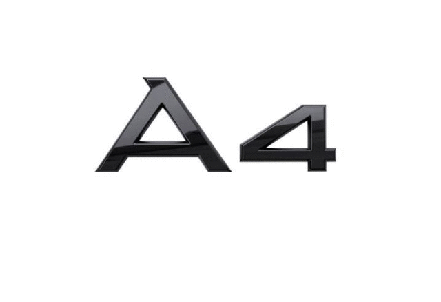 2022-2025 Audi A4 Emblem - Black 8W0-071-803 | Retail Performance Auto ...