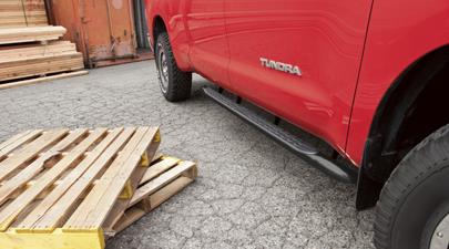 2007-2021 Toyota Tundra Assist Steps, Tubular, Black PT212-3407D-02 ...