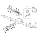 2000-2024 Ford Drive Axle Shaft Seal EC3Z-3254-A | OEM Parts Online