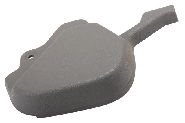 2015-2020 GM Dark Ash Gray 3rd Row Passenger Side Seat Back Latch Cover ...