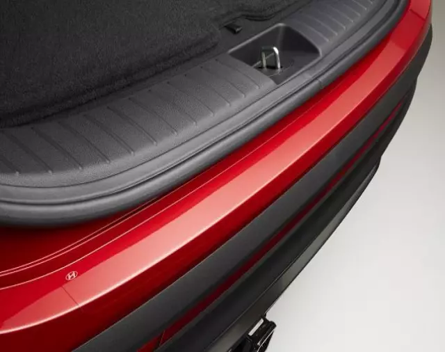 Genuine Rear Bumper Appliqu? for 2021-2022 Hyundai Santa Fe | Part ...