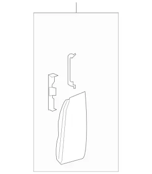 2010-2018 Mercedes-Benz Fuel Door 906-750-00-04-64 | MB Parts Center