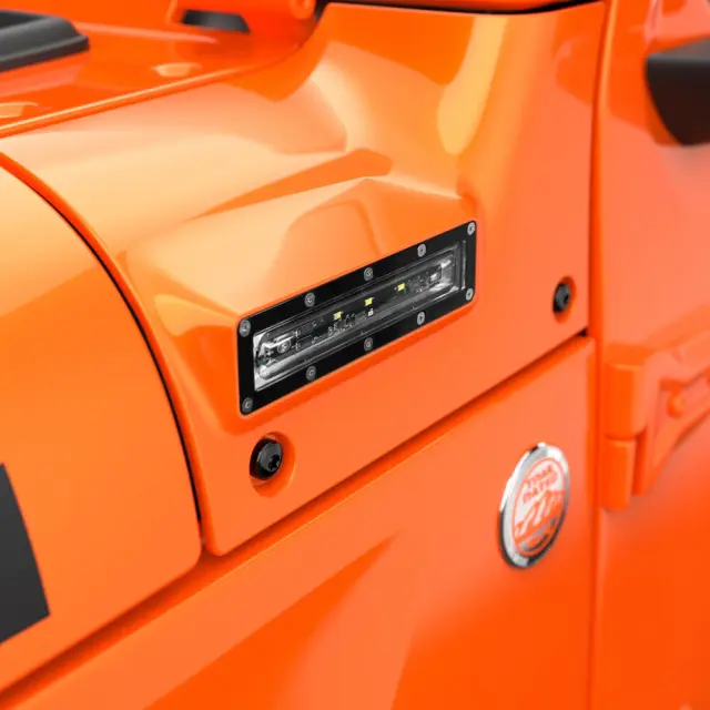 2018-2024 Jeep Vehicle Side LED, Hella Yella Yellow, Jeep Wrangler (JL ...