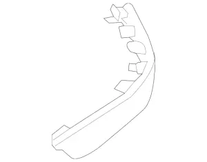 204-820-03-74 - Reflector 2010-2015 Mercedes-Benz | Mercedes-Benz USA Parts