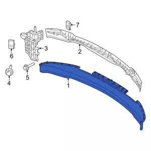 ML3Z-17626-BB - Lower Deflector 2021-2025 Ford F-150 | Ford Parts Direct