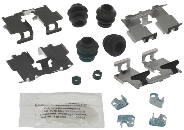 Rear Disc Brake Caliper Hardware Kit with Clips, Seals, Bushings, and ...