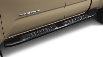 2015-2023 Toyota Tacoma Assist Steps, Oval Tube Steps, Black PT767 ...