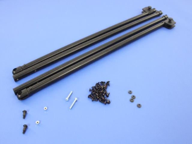 2007-2009 Jeep Wrangler Header & Front Side Bow Assembly Header Kit ...