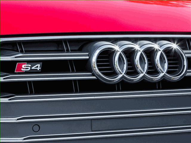Audi front plate store