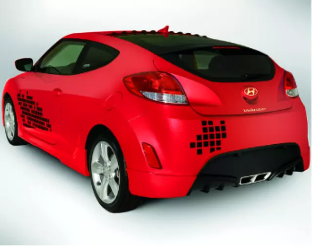 2VF30-AC300-P9R - 2015 Hyundai Veloster - Body Kit - Side Skirt ...