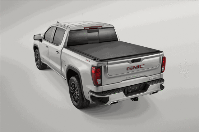 2020-2025 GMC Bed Tonneau Cover, Soft Roll-Up W/ Gmc Logo (Replaces ...