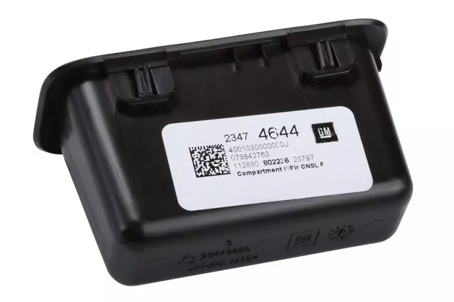 Jet Black Front Floor Console Front Compartment 23474644 | Capital ...