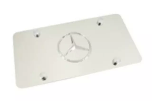 Q-6-88-0059 - License Plate, Marque With Star Logo 2004-2014 Mercedes ...