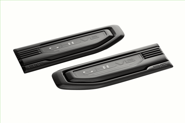2023-2025 GMC Sierra 1500 Sierra 5.3L V8 Fender Vent Emblems - Black ...