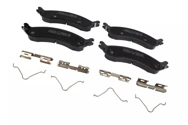 2021-2025 GM GM 84786086 Rear Disc Brake Pad Set with Springs and ...