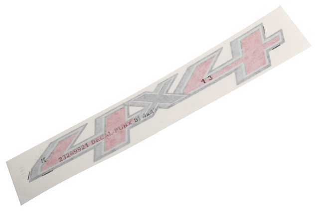 2014-2020 GM Pickup Box Side 4x4 Decal 23269921 | GMPartsNow