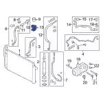 F8DZ-19E746-CA - AC Line Retainer 2003-2017 Ford | Ford Parts Direct