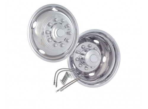 2005-2016 Ford F350 Super Duty Dual 19.5 Inch Rim Wheel Liner Covers ...