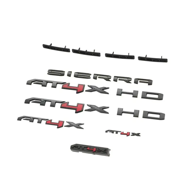 85636710 - AT4X Emblems - Black 2024-2025 GMC | GMPartsNow
