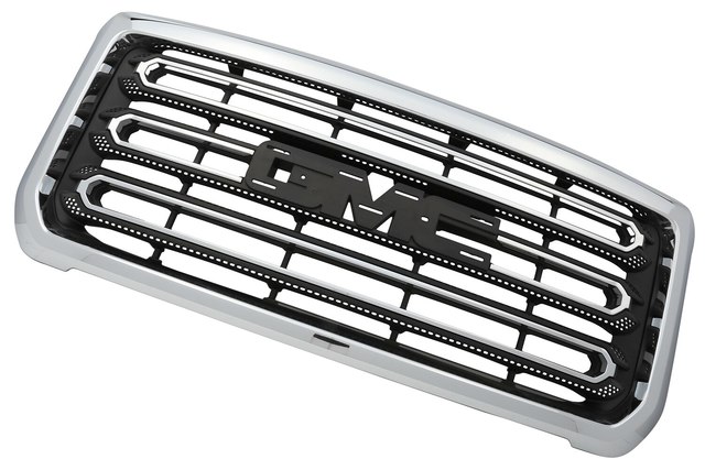 2015-2019 GMC Chrome Front Grille with Bezel, Clips, Nuts, and Bolts ...