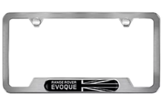 Black range rover license plate frame store