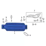 JL3Z-8200-DC - Grille 2018-2020 Ford F-150 | Ford Parts Direct