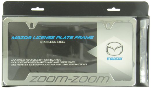 2006-2020 Mazda License Plate Frame, Zoom-Zoom Logo 0000-83-Z12 ...