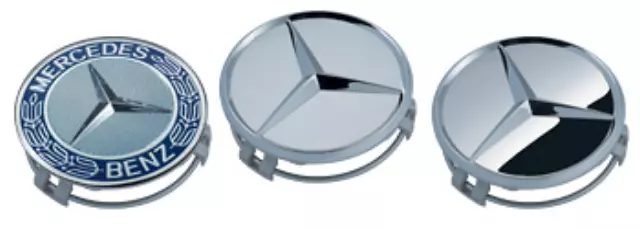 Genuine OEM Hub Cap Wheel Hub Chrome Raised Star 6 6 47 0202 Fits Select 2002 2024 Mercedes Benz Vehicles Mercedes Benz Classic USA Parts Store