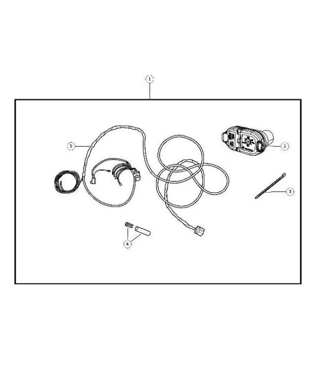 2007-2025 Mopar Hitch Receiver, Wire Connector 56055632AC | Mopar eStore