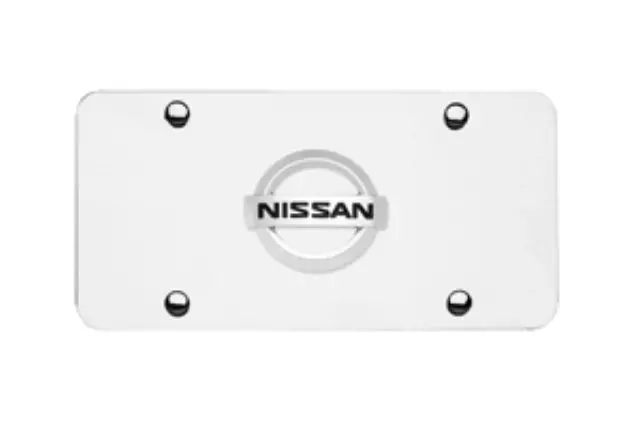 2009-2012 Nissan License Plate, Stainless Steel, Nissan Logo AP185 ...