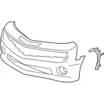 2014-2015 Chevrolet Camaro Front Upper Bumper Cover 22997721 GM ...