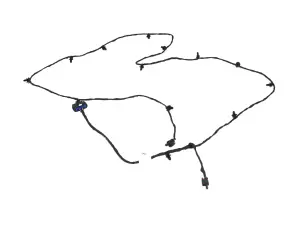 2021-2025 Dodge Durango Front Fascia Wiring 68516897AA | Mopar eStore