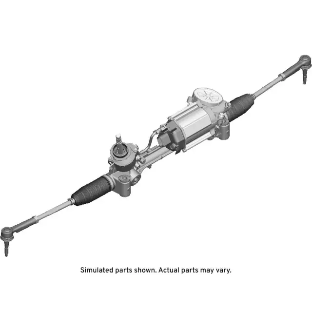 Electric Drive Rack and Pinion Steering Gear Assembly with Tie Rods ...