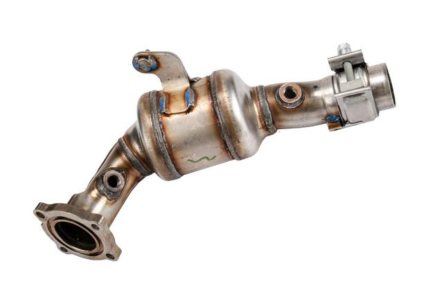 Driver Side 3-Way Catalytic Converter with Flange, Bushing, and Studs ...