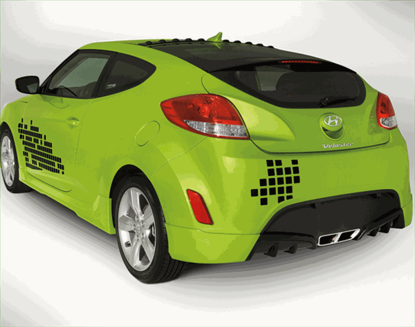 2014-2016 Hyundai Body Kit, Side Skirt, Sprint Gray 2VF30-AC300-SG2 ...