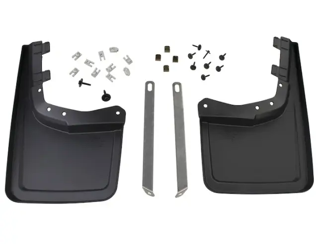 NL3Z-16A550-BA - Molded Carbon Black Splash Guards 2025 Ford F-150 ...