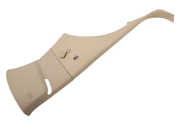 2007-2014 GM Light Cashmere Passenger Side Body Lock Pillar Garnish ...